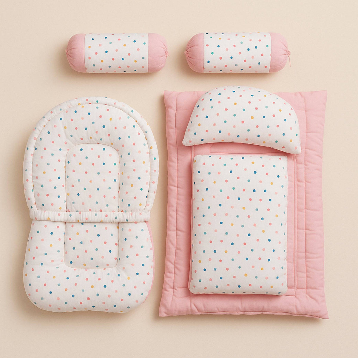 Baby Basics Newborn 6Pcs Nursery Carrynest Gadda Set – Infantino