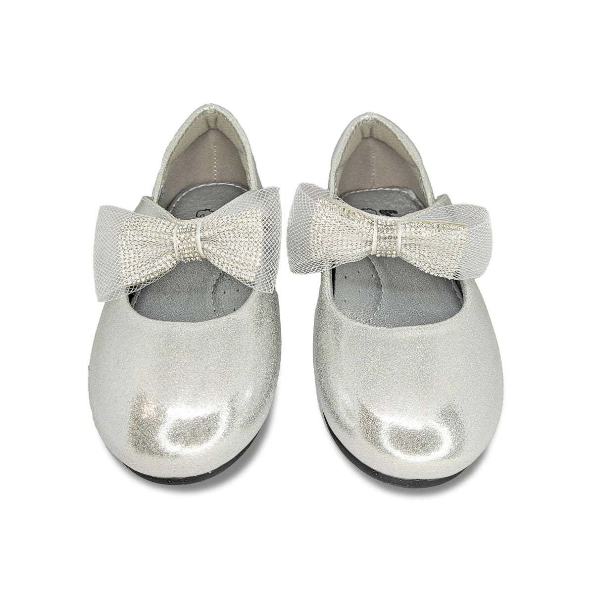 Girls Party Wear Champagne Pumps Shoes Festive Wear 15236 – Infantino