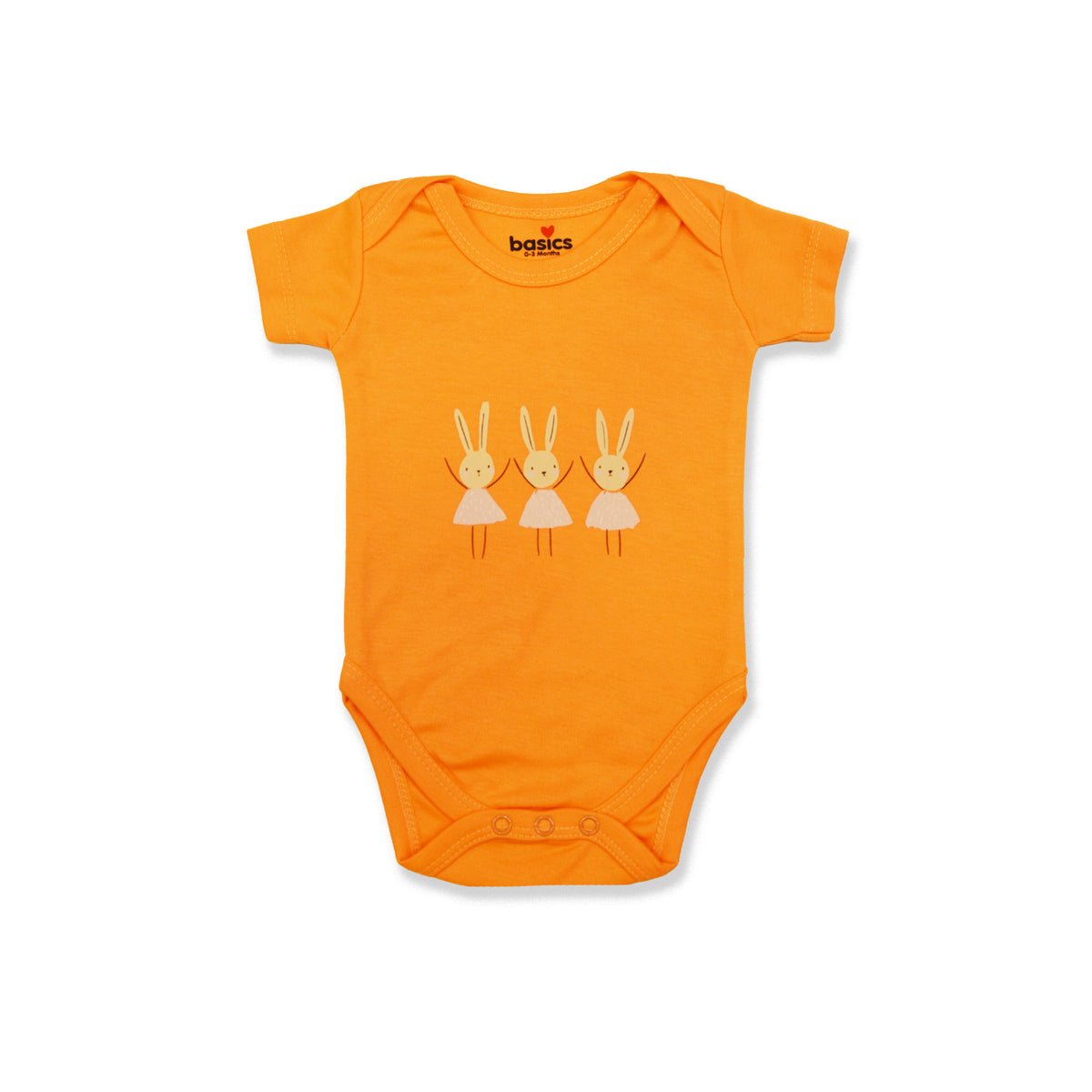 Baby Body Suits Pack of 2 Peach White – Infantino