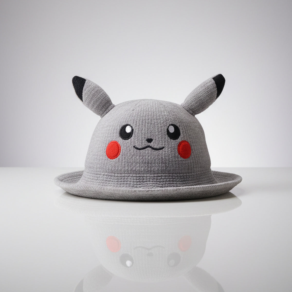 Kids Terry Cloth Cap Grey Pikachu Design – Infantino