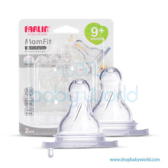 Farlin Nipple For Wide-Neck Bottle (Pk-2) AC-22005-L – Infantino