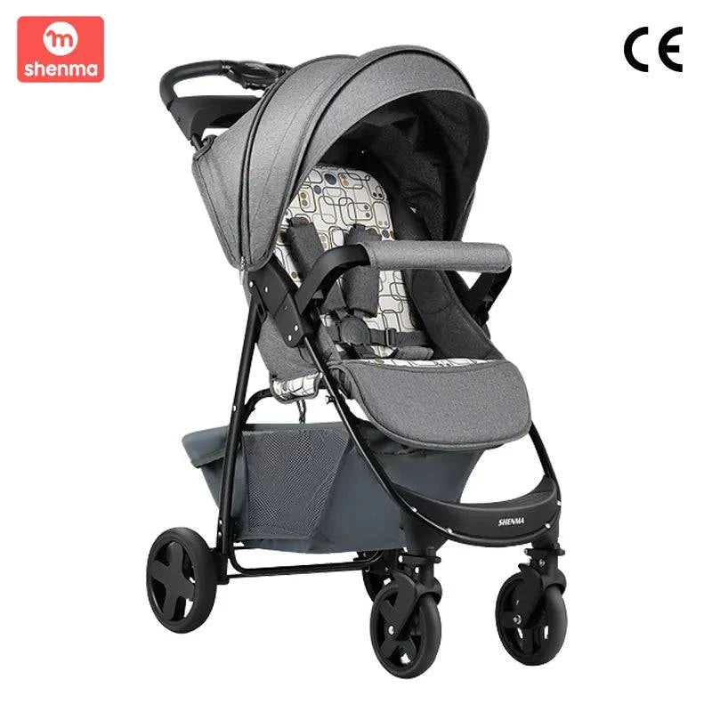 Shenma Lightweight baby stroller Compact fold Four-wheel shock Absorpt ...
